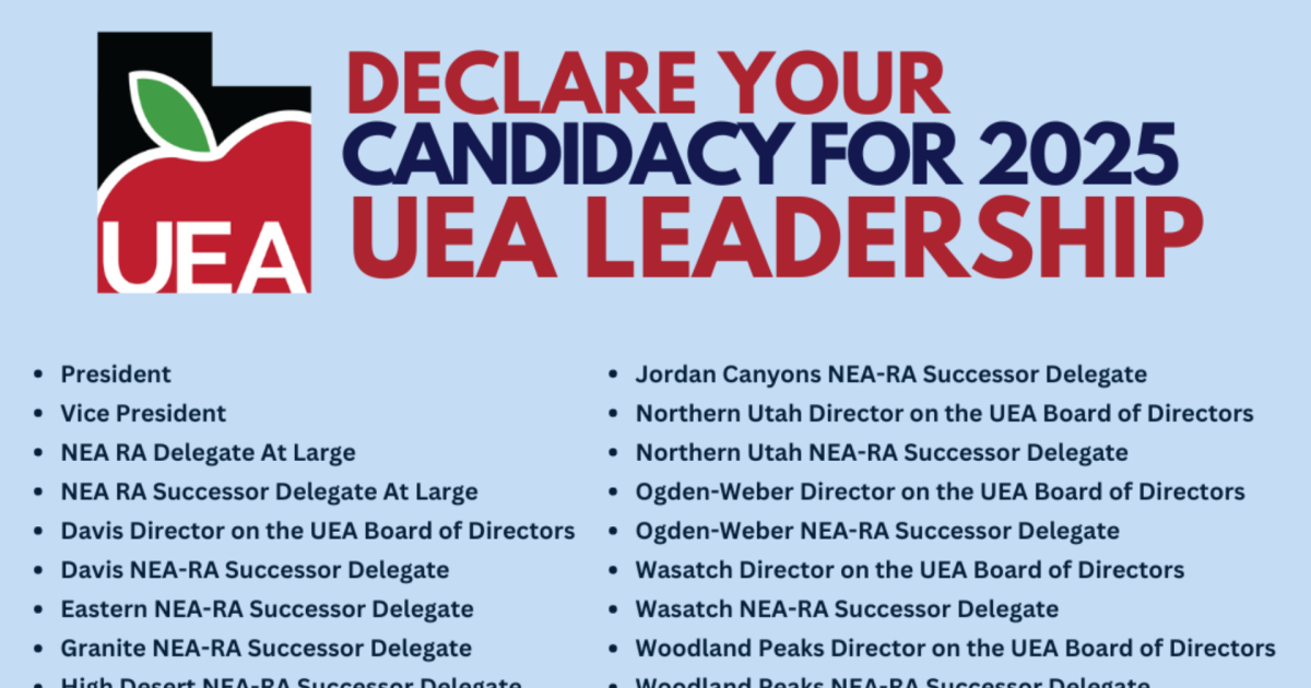 UEA Announces 2025 Election Opportunities for Members | UEA